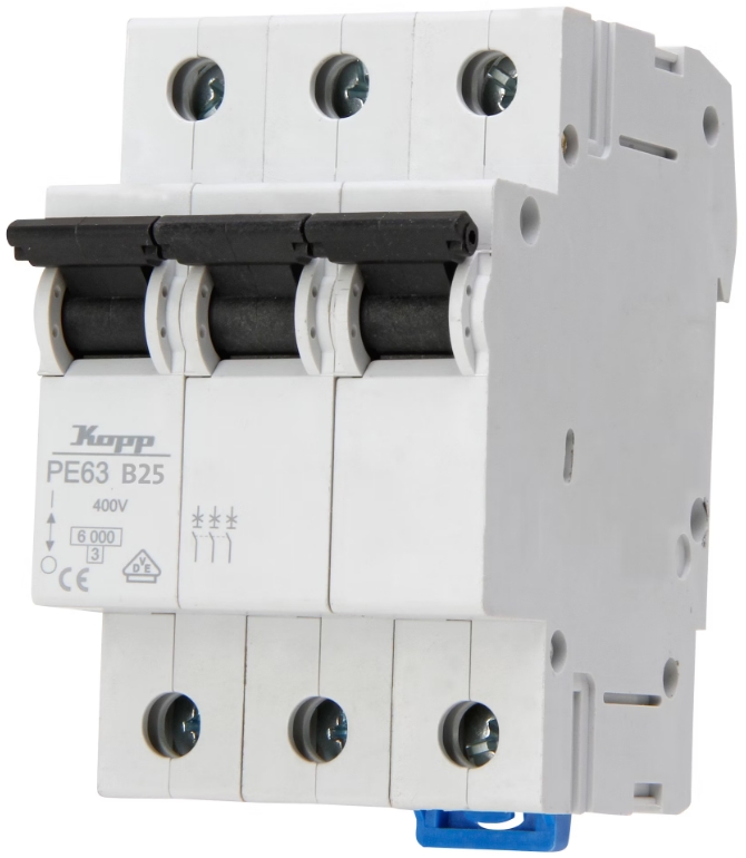 Sicherung LS Leitungsschutzschalter PE61 63 Sicherungsautomat 1P 3P 16A ...