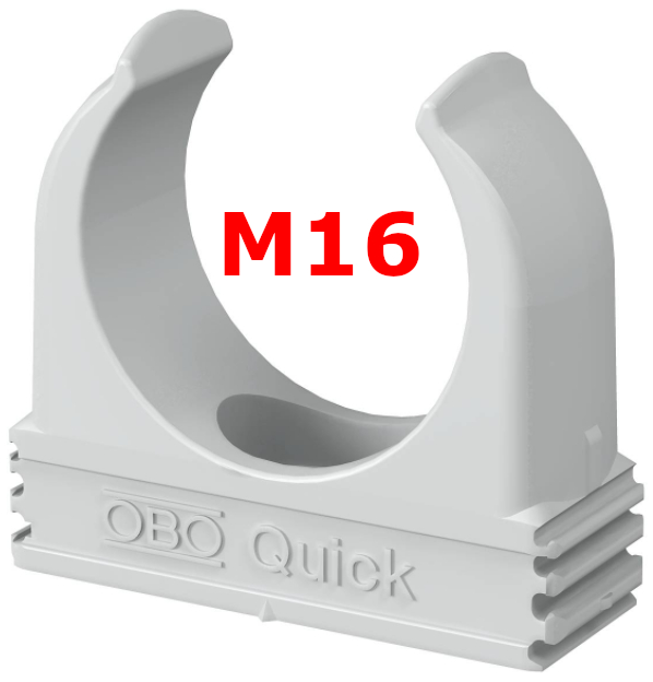 OBO Bettermann Quick Schellen Rohrschellen Klemmschellen M16 M20 M25 ...